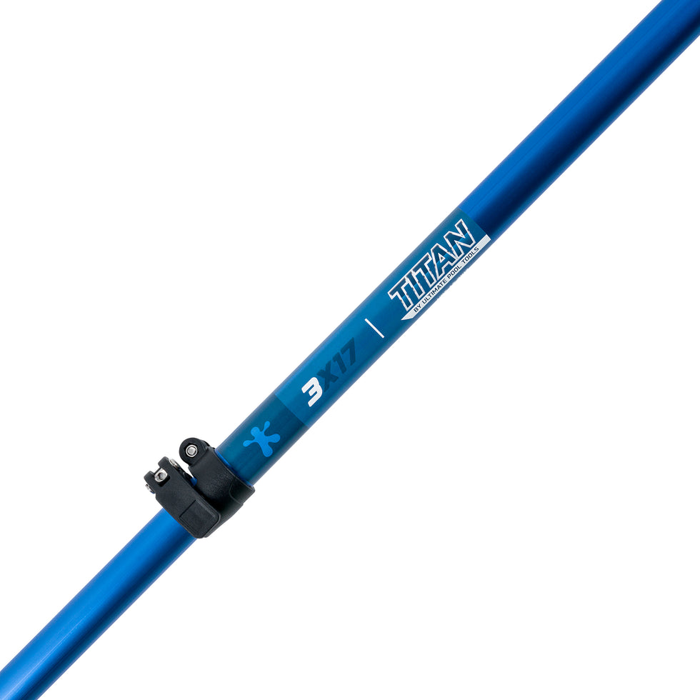 3X17 / Titan Aluminum, Titanium Swimming Pool Pole – Ultimate Pool Tools
